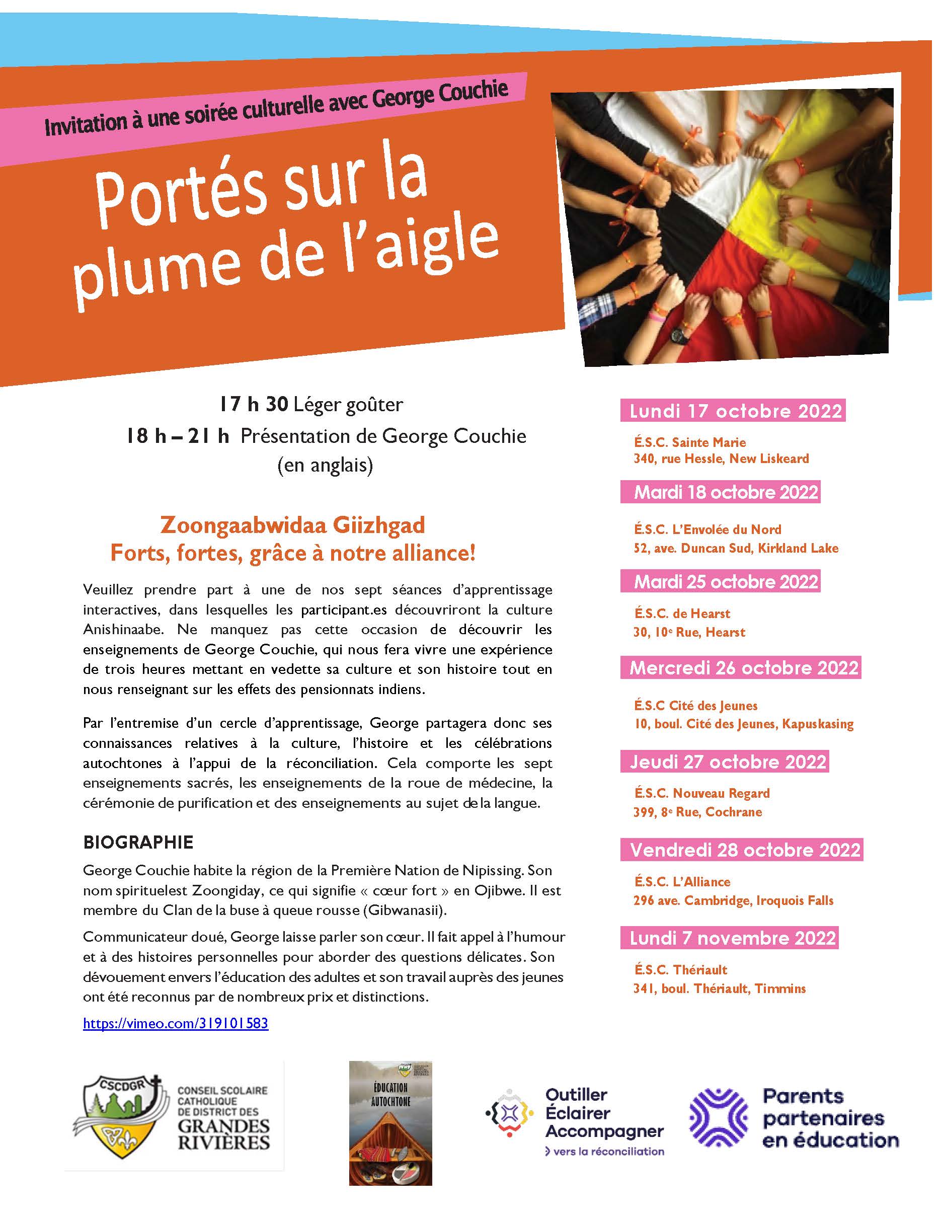 Soirée culturelle avec George Couchie – PPE